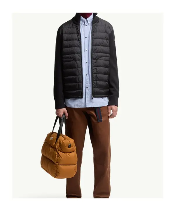Moncler Padded Zip-up Cardigan - Black