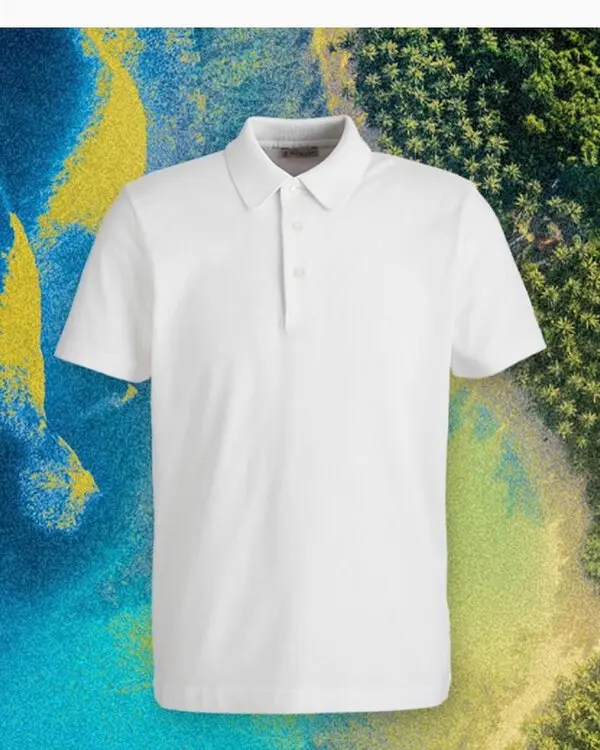 Moncler Pointed Collar Polo Shirt