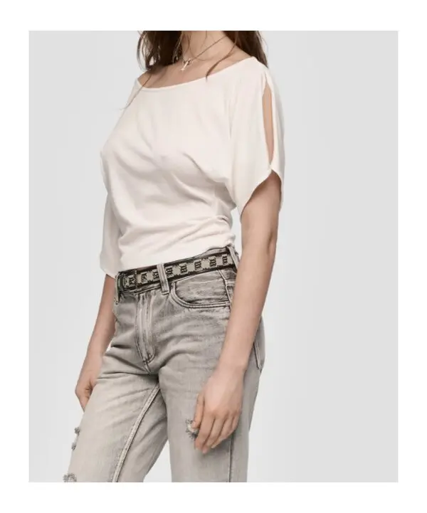MISBHV Off-the-shoulder Gathered Top
