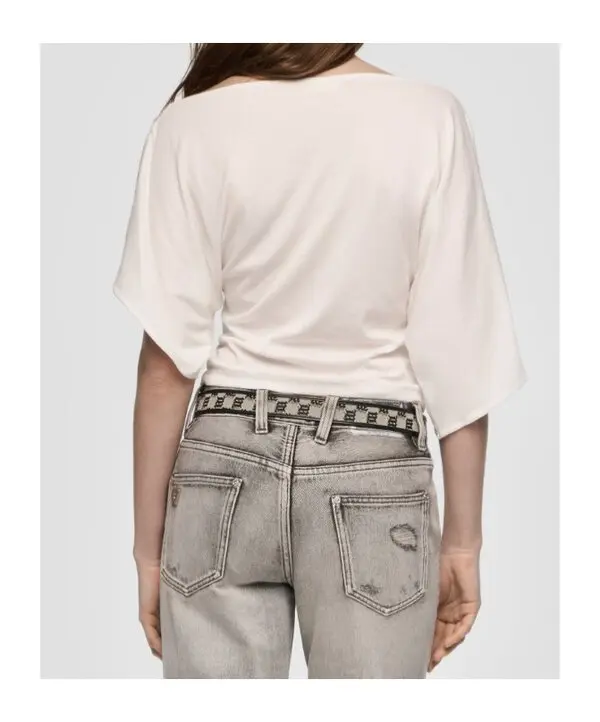 MISBHV Off-the-shoulder Gathered Top
