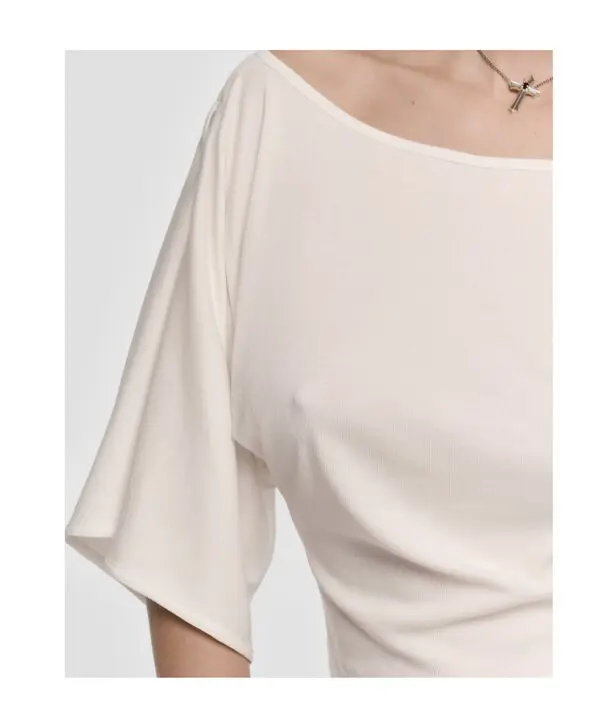 MISBHV Off-the-shoulder Gathered Top