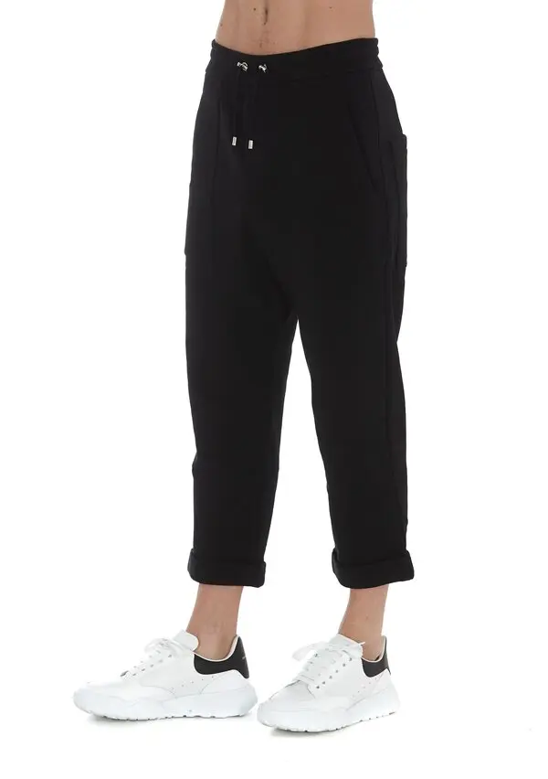 Balmain Drawstring Jersey Pants