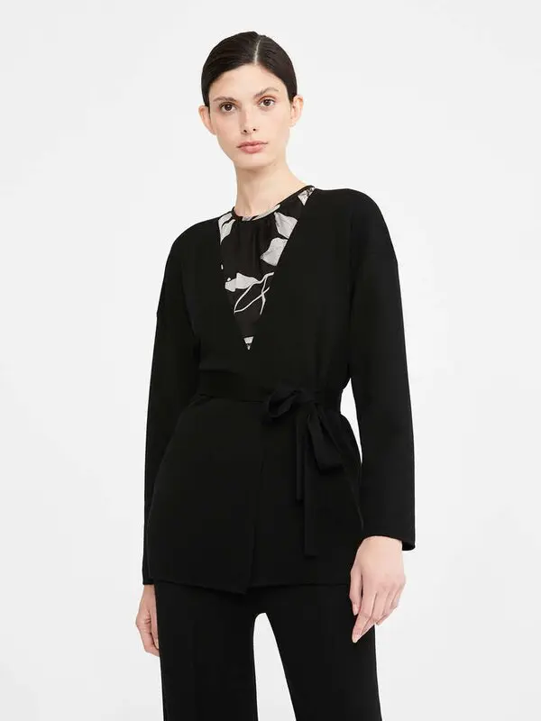 Max Mara Wool Cardigan With Belt