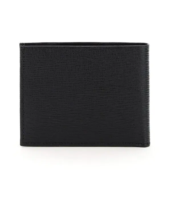 FERRAGAMO Gancini Bi-fold Wallet - Black