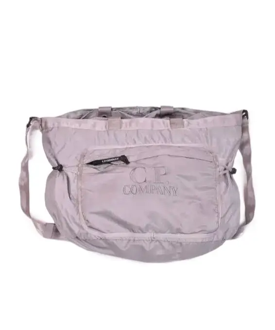 C.P. COMPANY Logo Embroidered Crossbody Bag - Pink