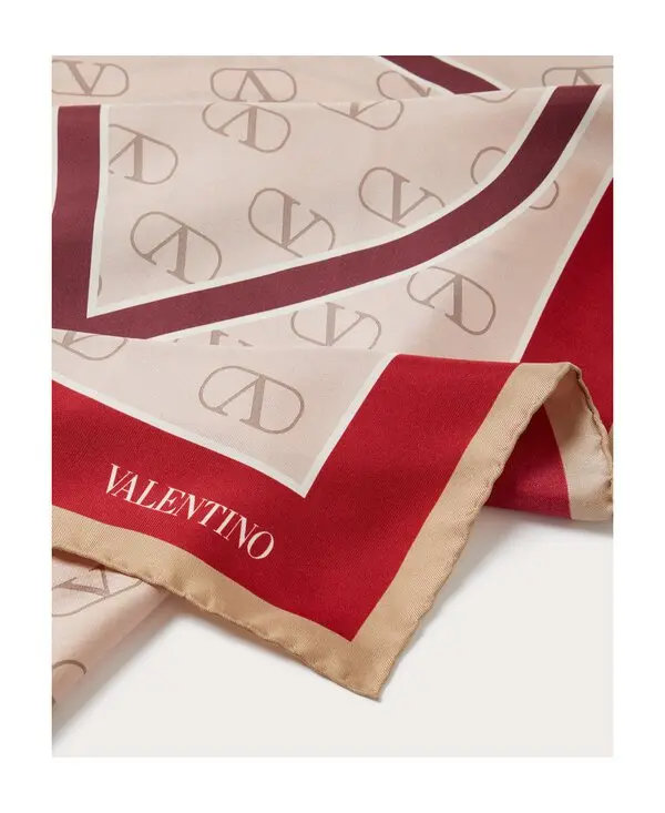 Valentino Garavani Vlogo Signature Silk Scarf