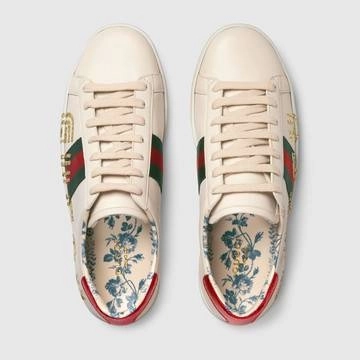 Gucci Ace Logo Printed Leisure Sports Sneakers