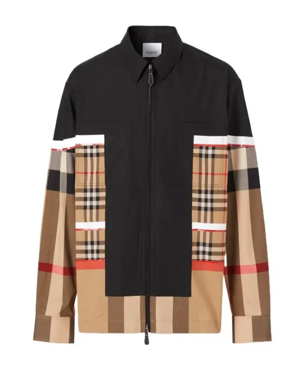 Burberry Patchwork Checked Shirt