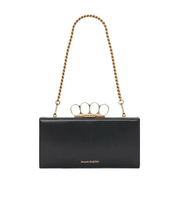 Alexander McQueen Four-ring Detail Clutch Bag