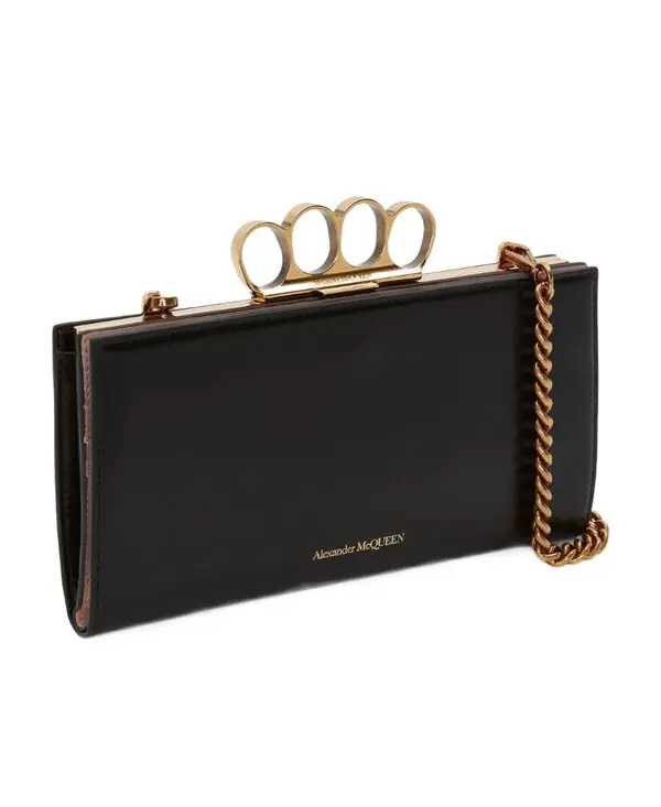 Alexander McQueen Four-ring Detail Clutch Bag