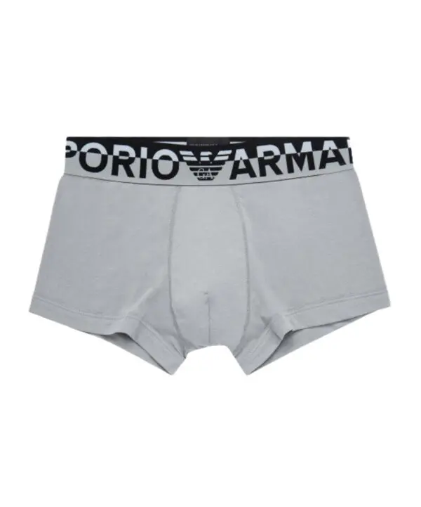 Emporio Armani Elastic Waist Panties - Gray