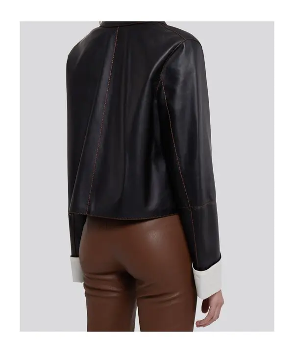 Loewe Nappa Leather Button Jacket