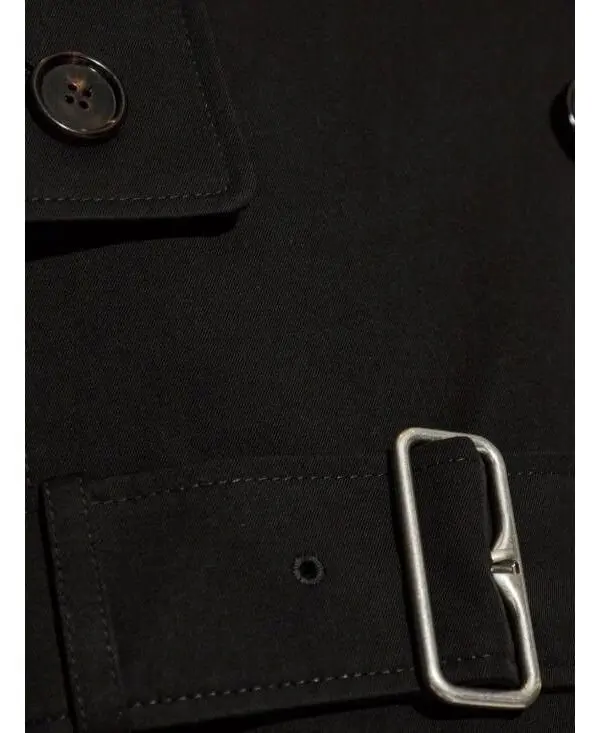 Burberry Double Breasted Belted Trench Coat