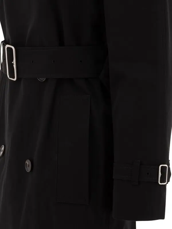 Burberry Double Breasted Belted Trench Coat