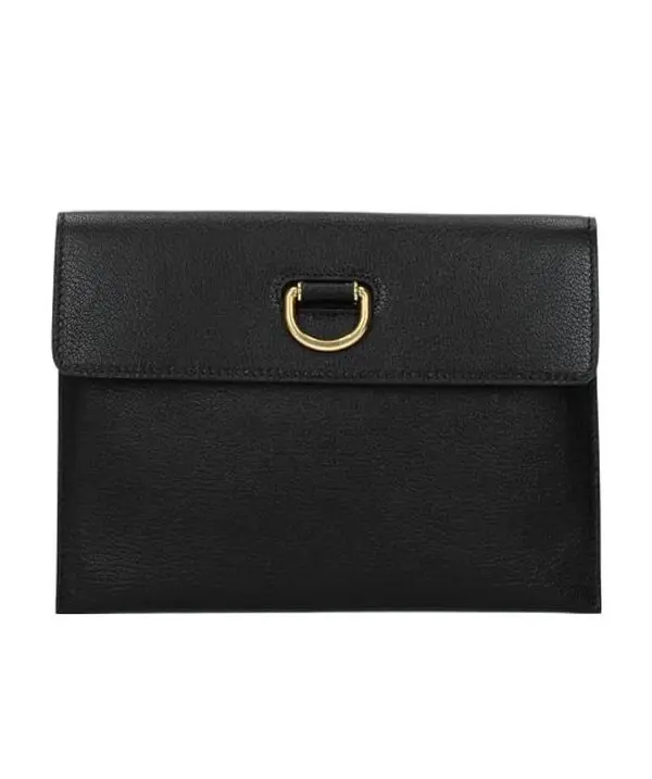 Burberry D-ring Clutch - Black