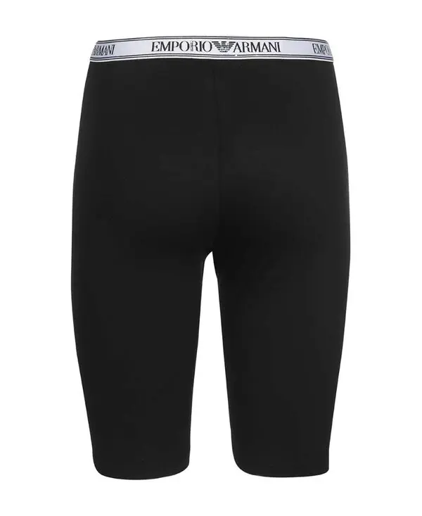 Emporio Armani Logo Print Bike Shorts