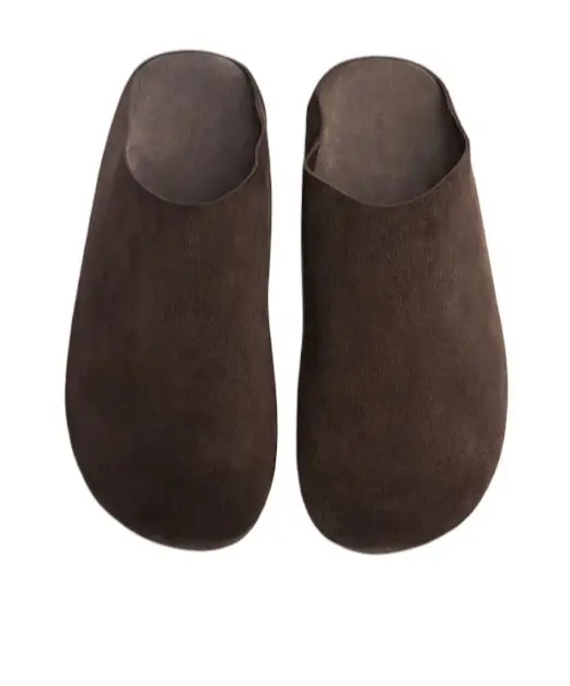 THE ROW Hudson Leather Slides