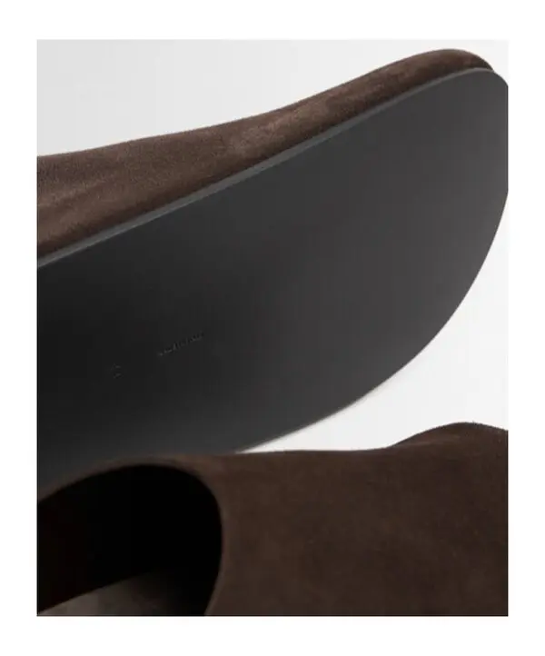 THE ROW Hudson Leather Slides