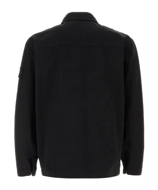 Stone Island Collared Long-sleeve Shirt