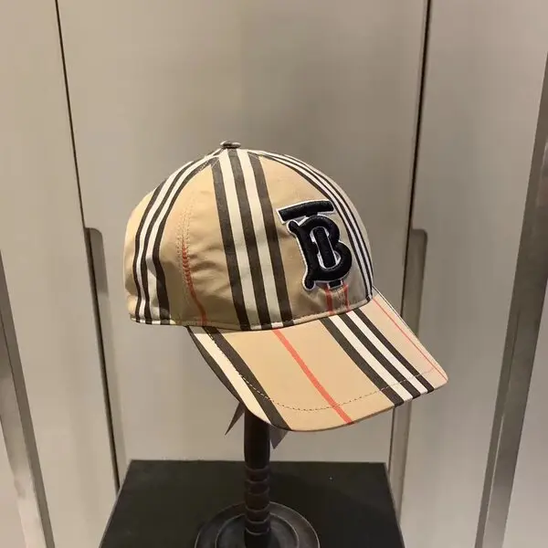 Burberry Monogram Striped Baseball Cap