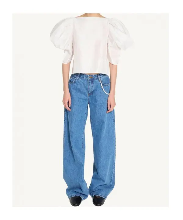 NACKIYE Uptown Straight-leg Jeans