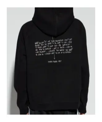 Zadig&Voltaire Long-sleeved Hooded Sweatshirt With Letter Pattern