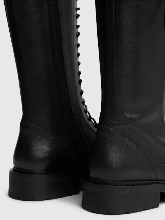 ANN DEMEULEMEESTER Santiago Lace-up Knee-high Boots
