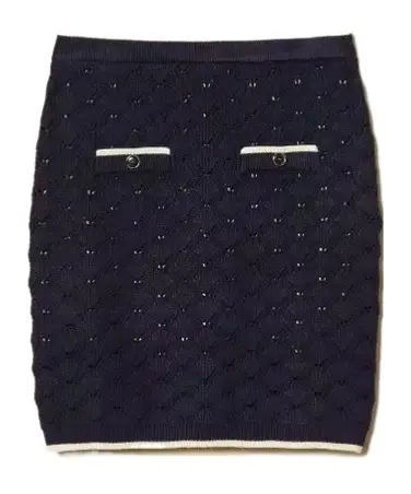 TWINSET Button-detail Skirt - White