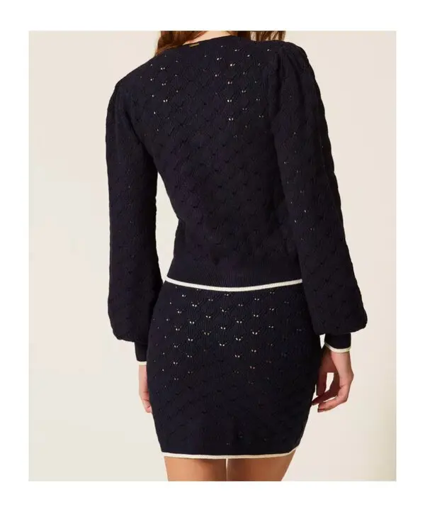 TWINSET Button-detail Knit Skirt