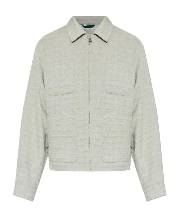Lacoste Zip-up Collared Jacket