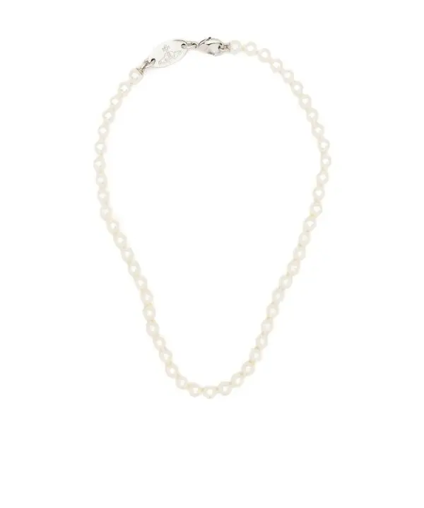 VIVIENNE WESTWOOD Pearl Necklace With Lobster Clasp - White