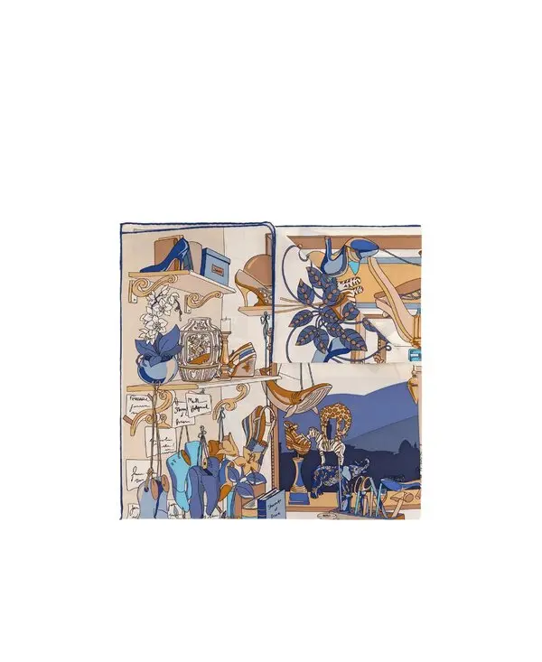 FERRAGAMO Logo Scarf - Multicolor
