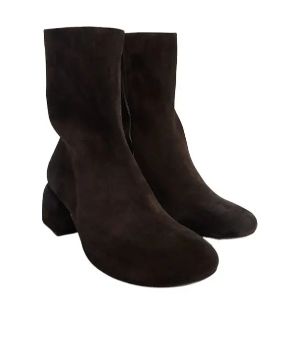 Marsèll Suede Ankle Boots With Side Zip