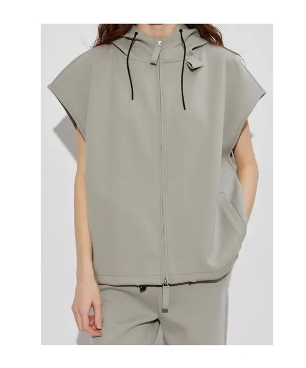 IRO PARIS Sleeveless Zipper Sweatshirt