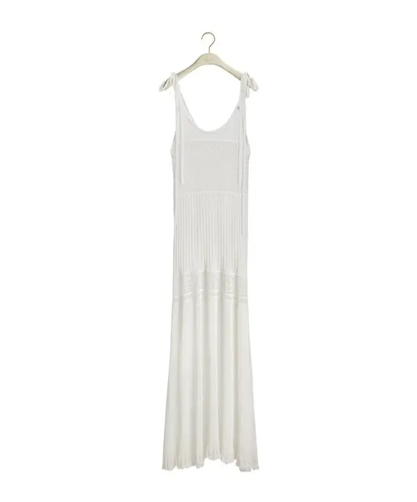 Dior Riviera Long Dress With Signature Charm