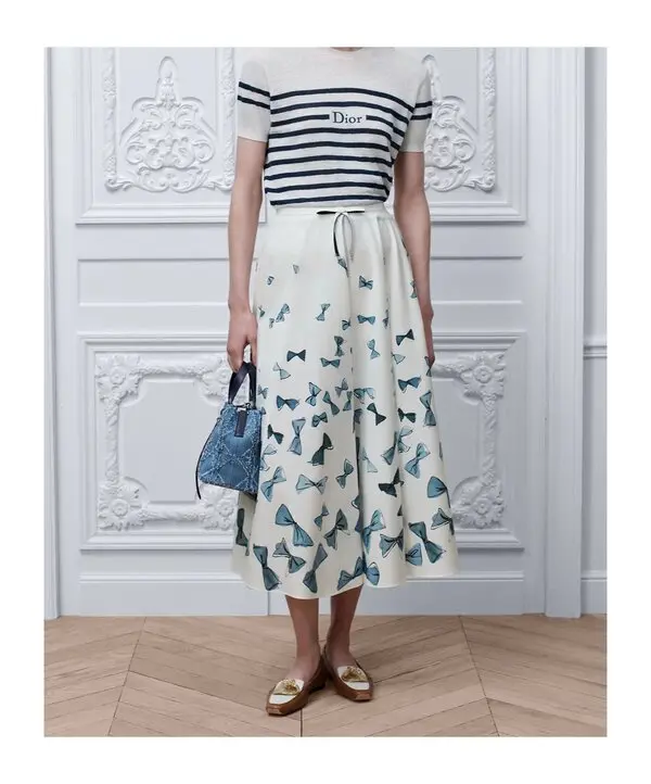 Dior Riviera Mid-length Flared Skirt