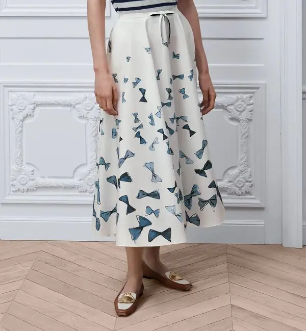 Dior Riviera Mid-length Flared Skirt