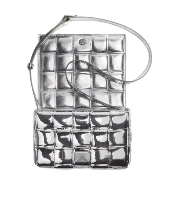 Bottega Veneta Cassette Logo Padded Shoulder Bag