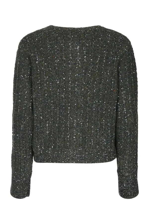 Dior Christian Sequined Embroidered Cardigan