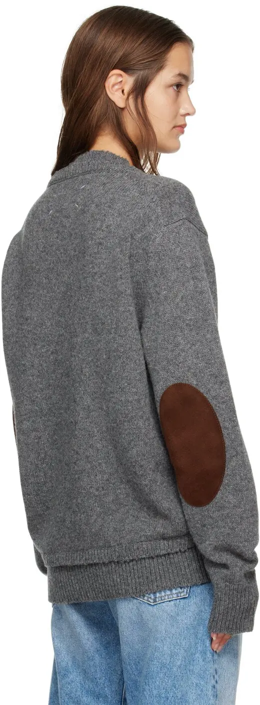 MAISON MARGIELA Four-stitch V-neck Jumper