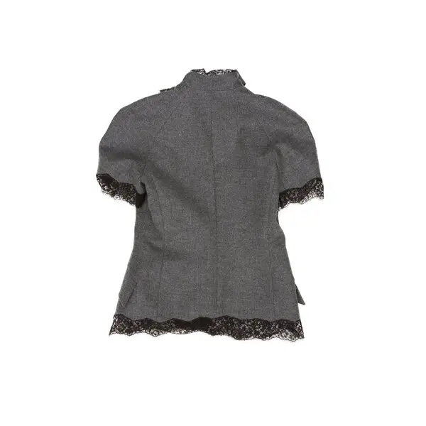 Dior Short Sleeves Jacket With Lace Details