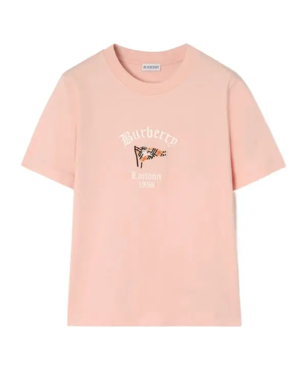 Burberry Frankie Flag Logo T-shirt - Pink