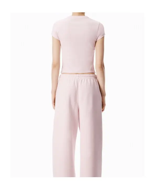 Alexander Wang Crystal Hotfix Graphic T-shirt