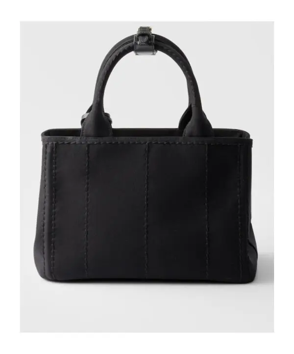 Prada Logo-embroidered Tote Bag