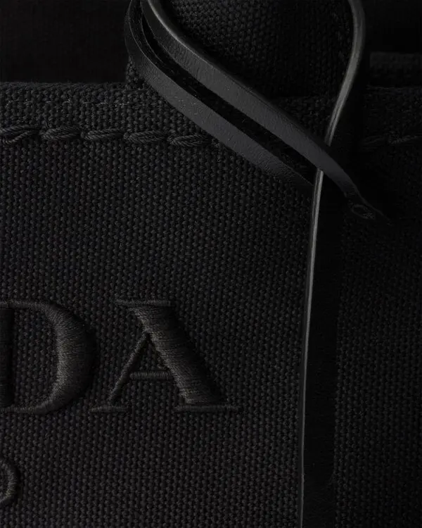 Prada Logo-embroidered Tote Bag