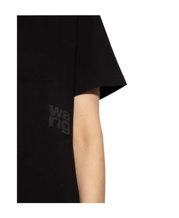 Alexander Wang Crewneck T-shirt With Short Sleeves