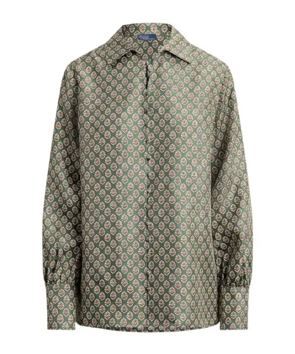 Polo Ralph Lauren Jacquard Printed Long-sleeved Shirt