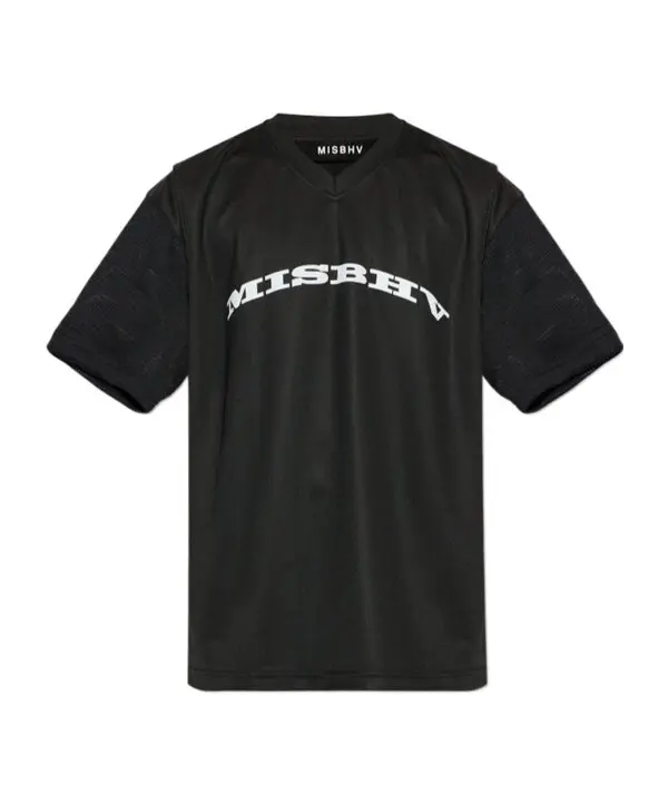 MISBHV V-neck Panelled T-shirt