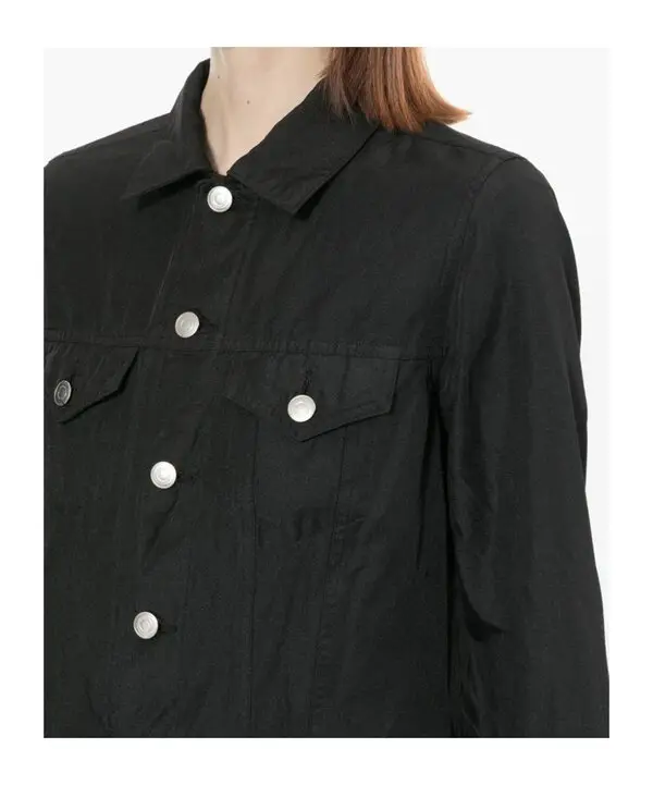Comme Des Garçons Long Sleeve Jacket With Layered Wavy Hem