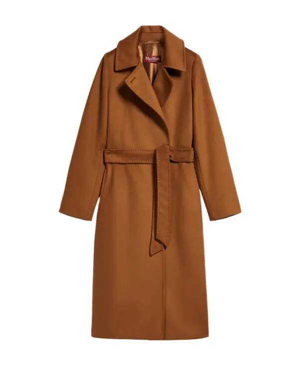 Max Mara Double-breasted Long Coat - Brown
